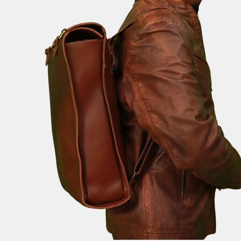 Executive Edge Leather Backpack |(Minimalist Series-2025)